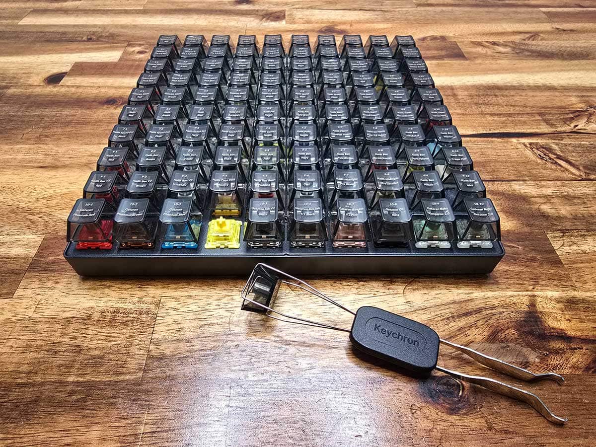 Keychron Switch Tester 100 Max Edition review - 100 mechanical switches ...
