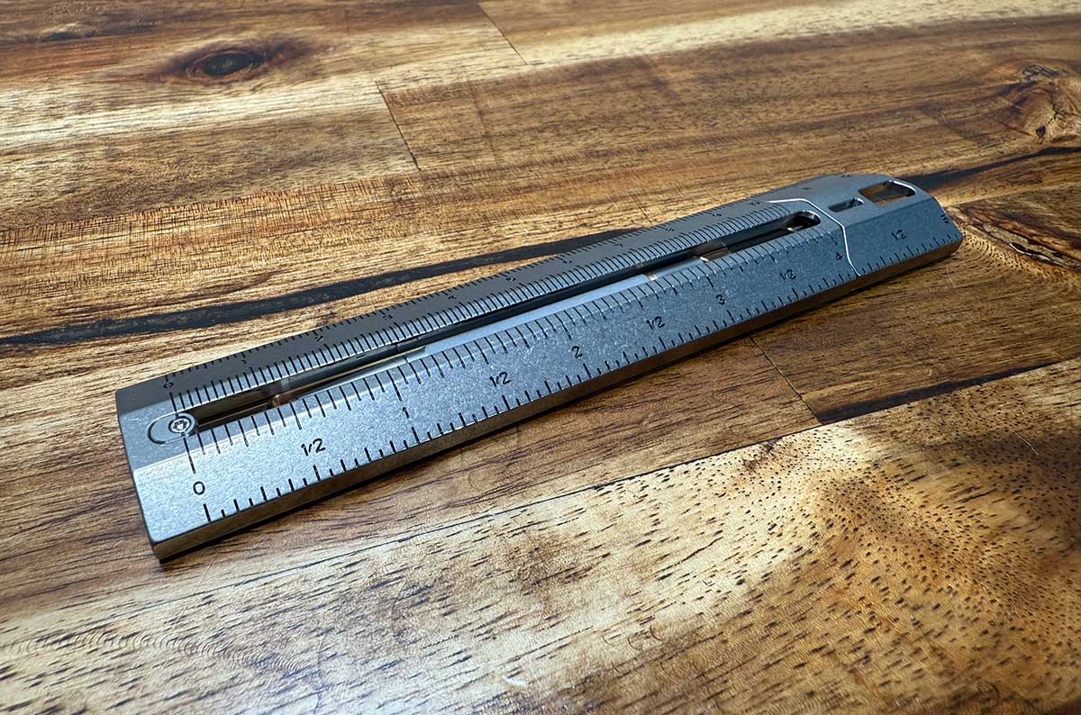 Titaner Mix 3.0 EDC ruler review - The multi-tool of rulers! - The ...