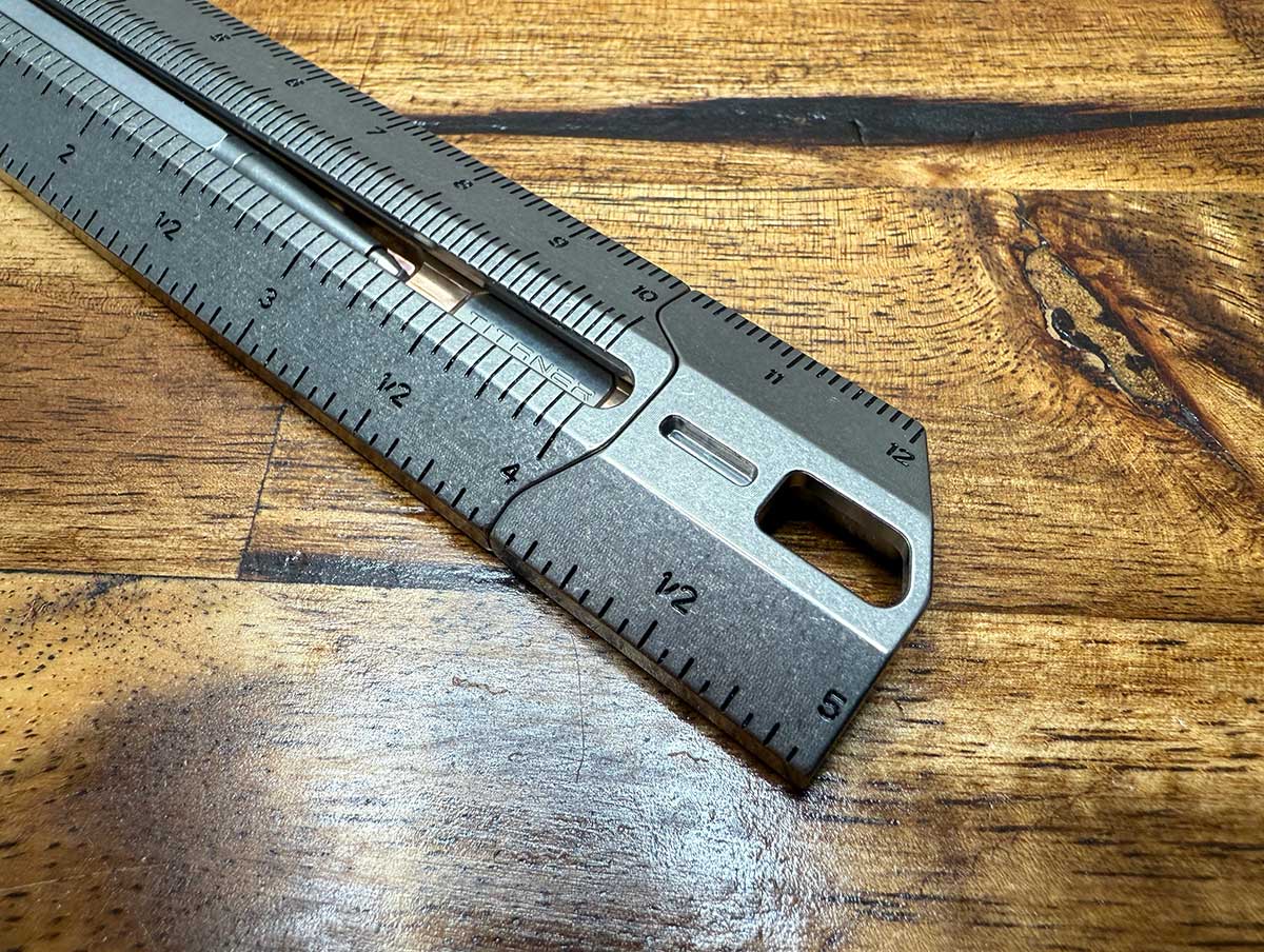 Titaner Mix 3.0 EDC ruler review - The multi-tool of rulers! - The ...