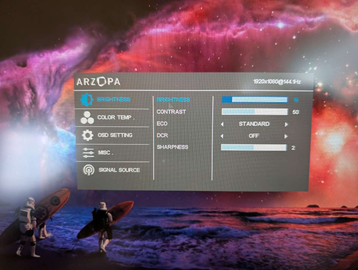 ARZOPA Z1FC Gray 16.1'' 144Hz Portable Gaming Monitor review - The ...