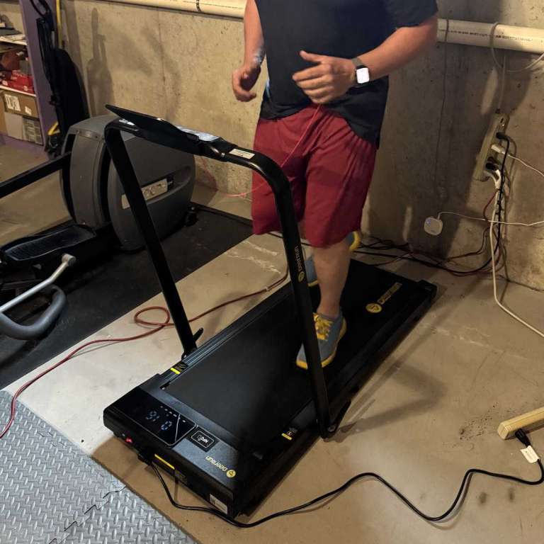 DeerRun A5 Pro Smart 2 in 1 Folding Treadmill review - Smooth, stable ...