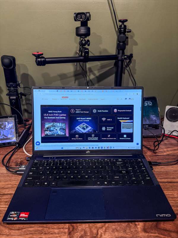 Nimo 15.6" N155 R7 6800H FHD Business Gaming Laptop review - The Gadgeteer