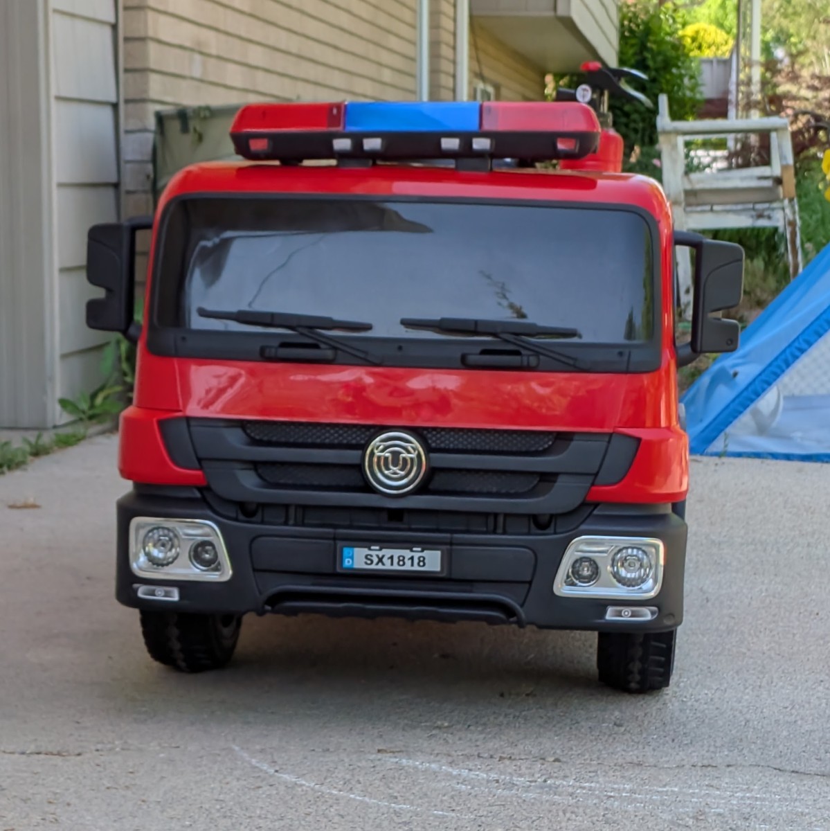 OHWILL Ride On Fire Truck 12V electric car review - a great ride for ...