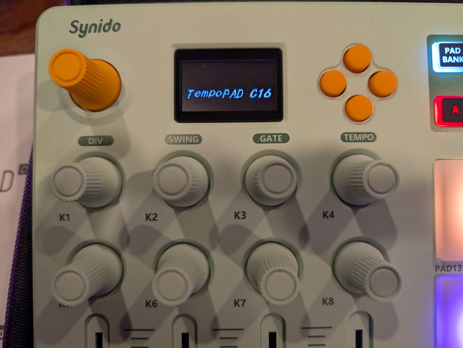 Synido TempoPAD C16 USB-C MIDI pad controller review - The Gadgeteer