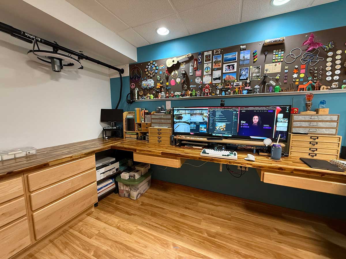 How I tidied up the cables in my office - One small DIY project at a ...