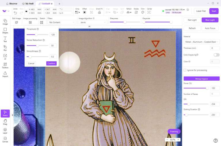 WeCreat Lumos Color Laser Engraver review - The magic of color chemistry - The Gadgeteer