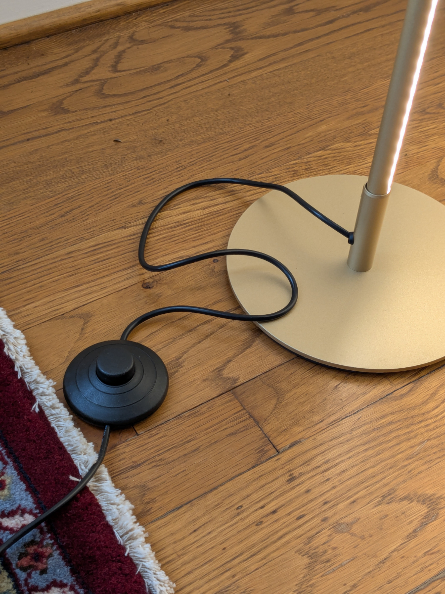 EDISHINE Dimmable Corner Floor Lamp review - A bright light stick on a ...