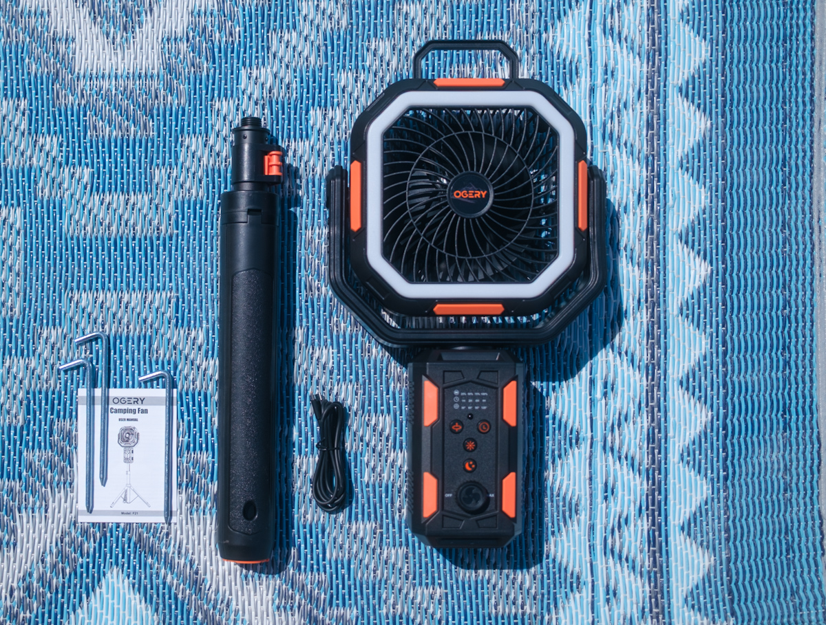 OGERY F21 Camping Fan review - I'm a Fan! - The Gadgeteer