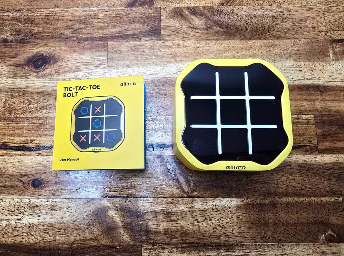 Giiker Tic-Tac-Toe Bolt review - A new text on the classic tic-tac-toe ...