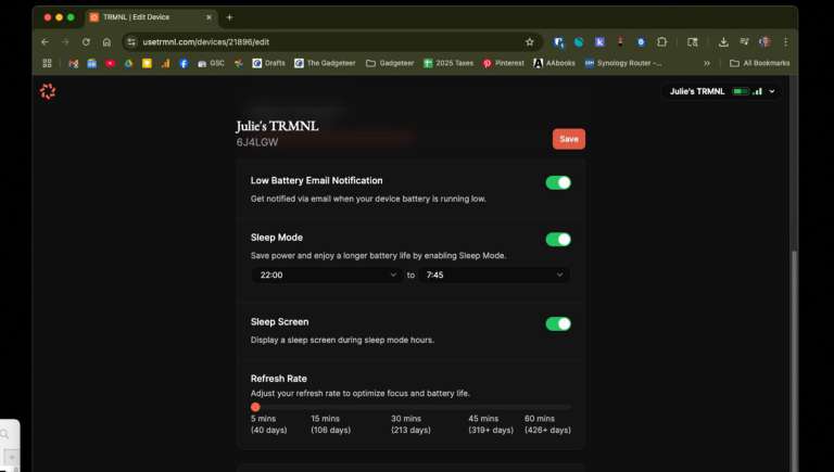 TRMNL e-ink dashboard display review - Better than onscreen widgets? - The Gadgeteer