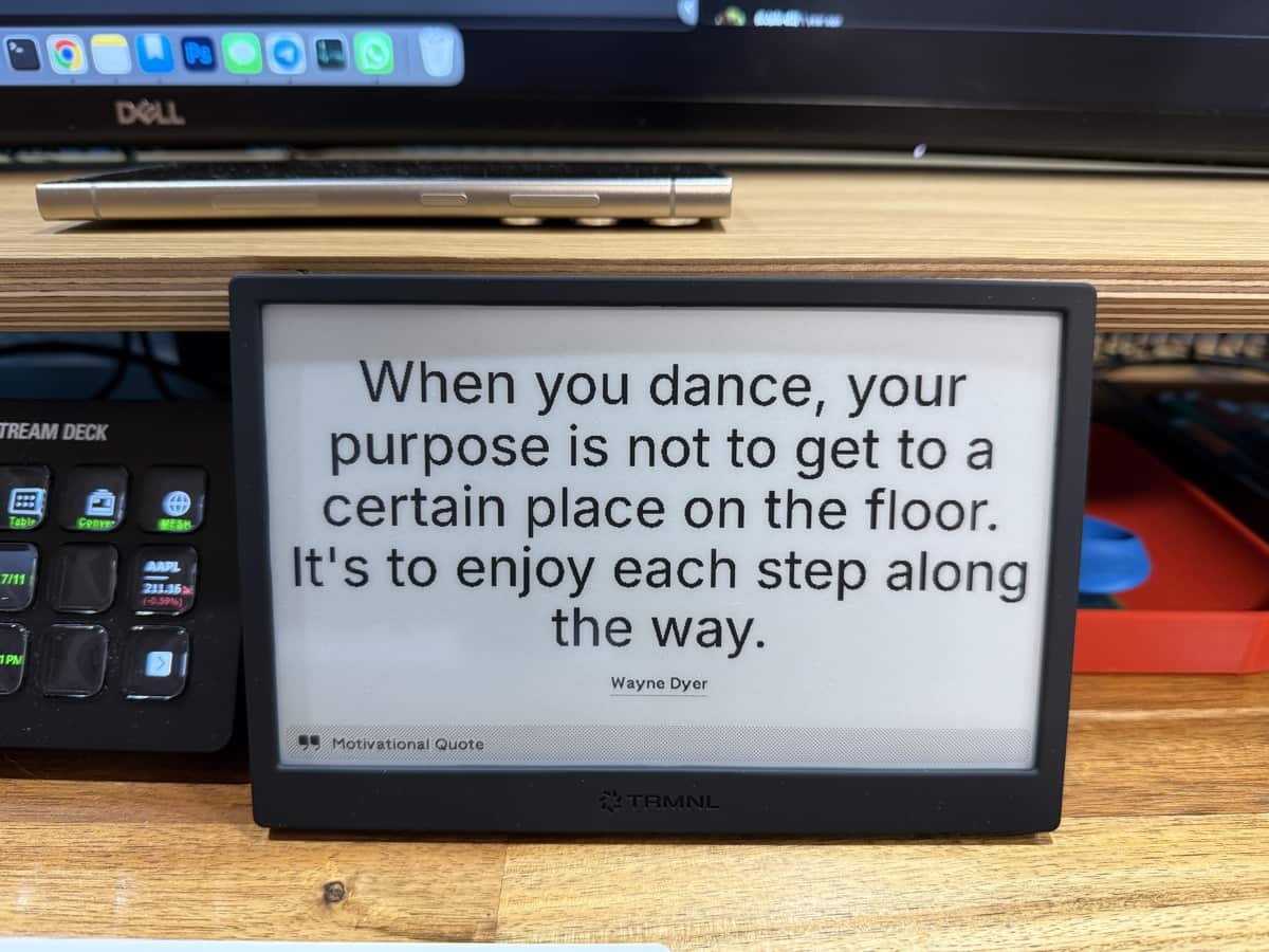 TRMNL e-ink dashboard display review - Better than onscreen widgets ...