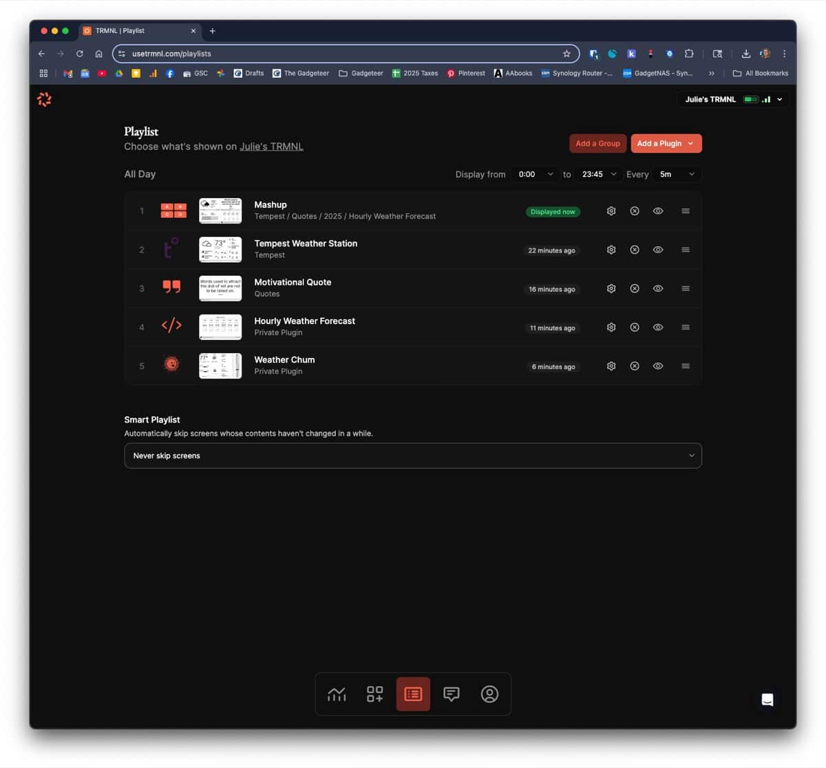 TRMNL e-ink dashboard display review - Better than onscreen widgets? - The Gadgeteer