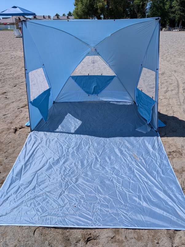 Elegear Beach Tent Sun Shelter review - The Gadgeteer