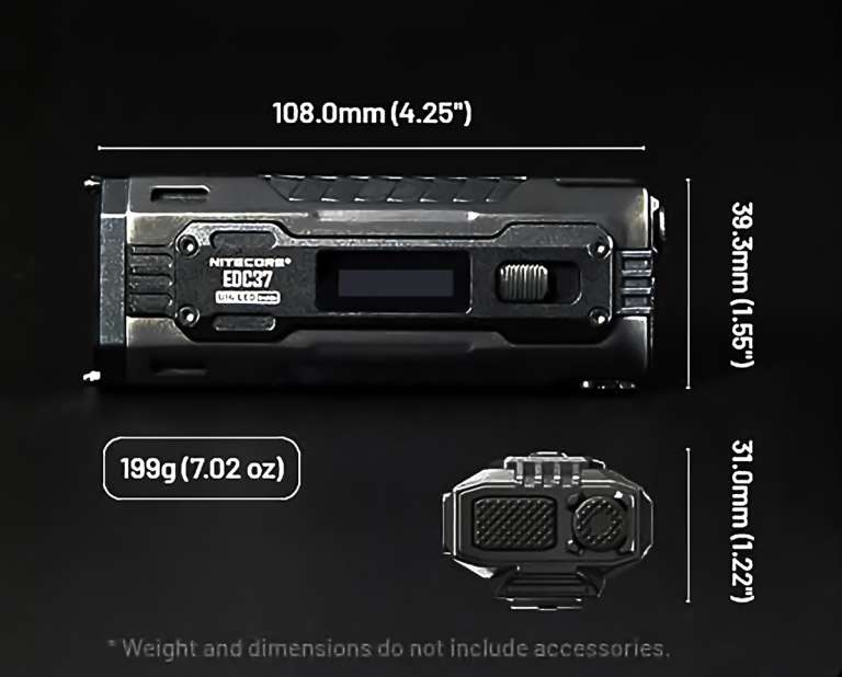 Nitecore EDC37 tactical flashlight review - The Gadgeteer