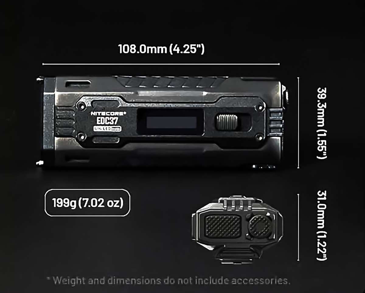 Nitecore EDC37 tactical flashlight review - The Gadgeteer