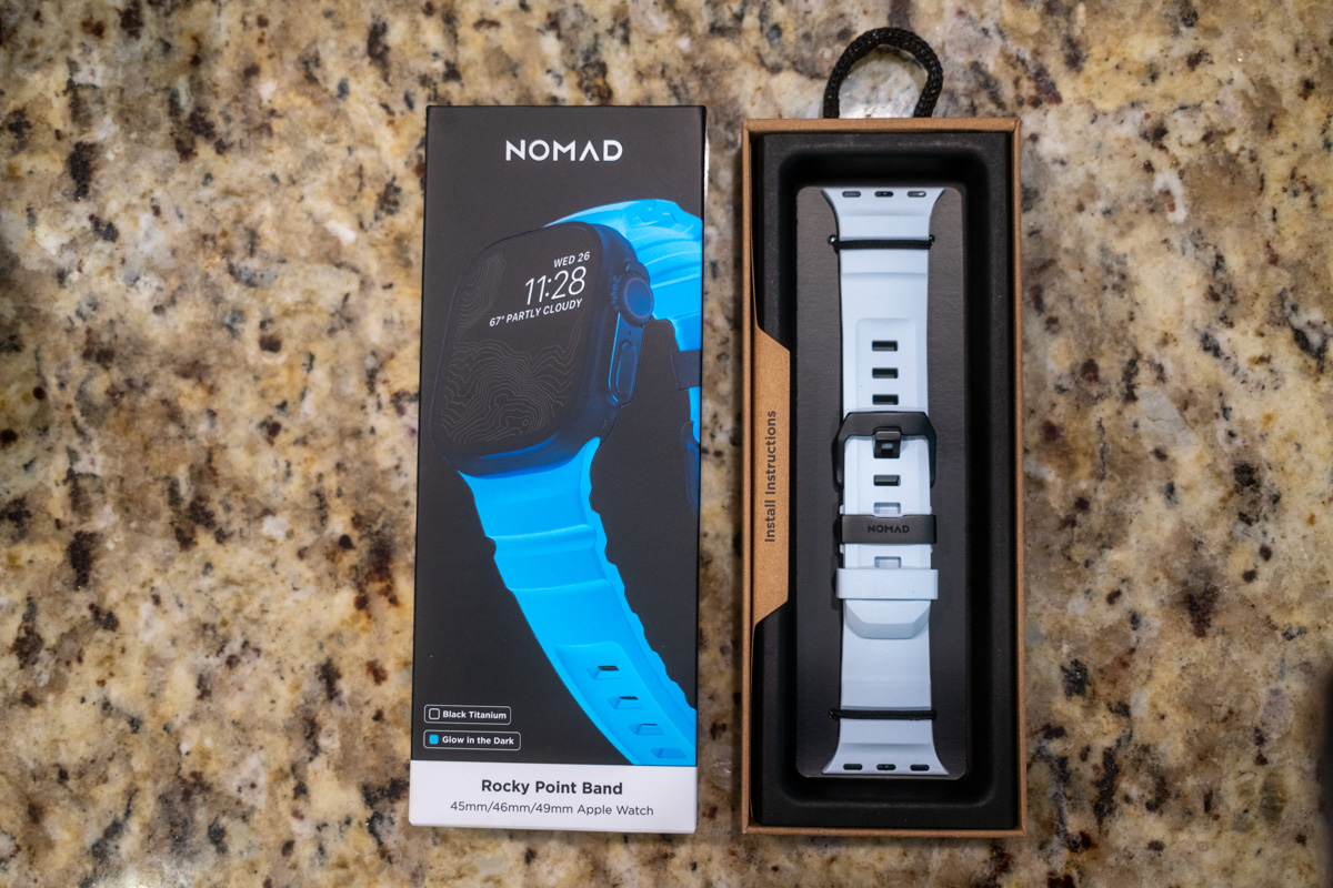Nomad Rocky Point Apple Watch Band review - Special edition icy blue ...