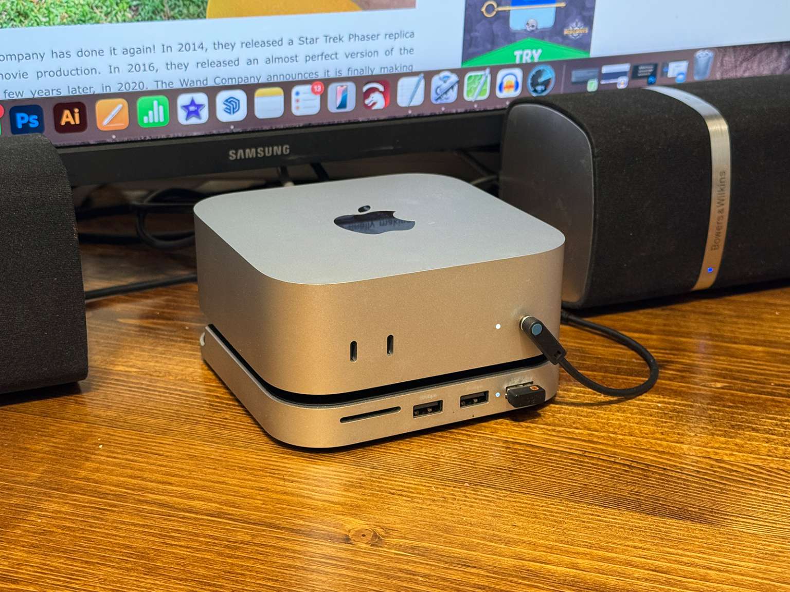 Satechi Mac Mini M4 Stand & Hub with SSD Enclosure review - my new Mac ...