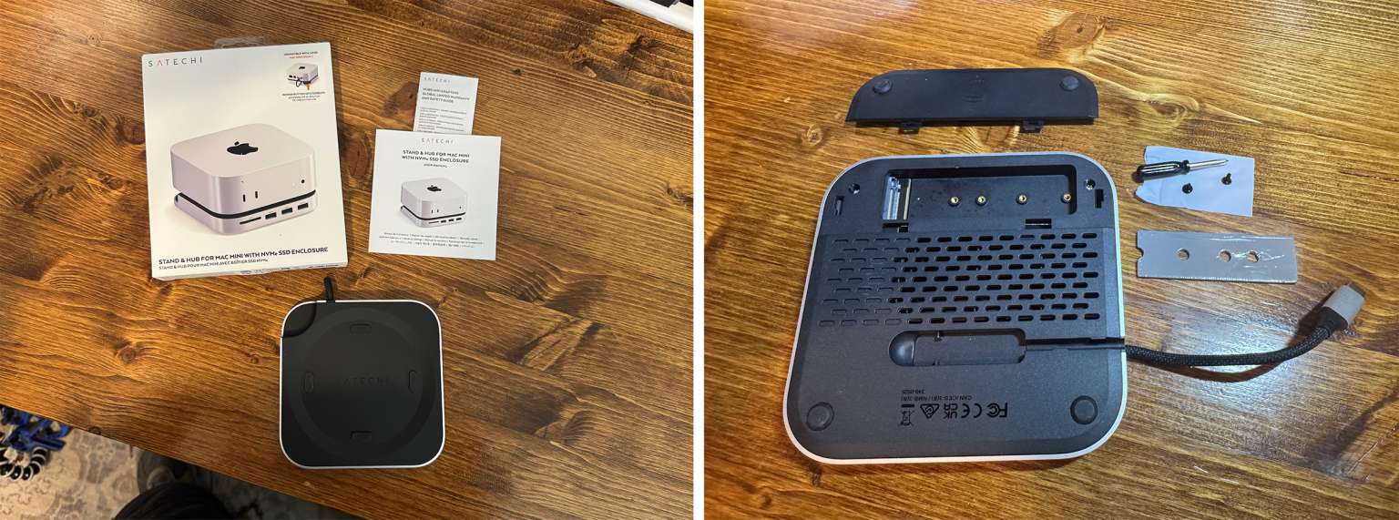 Satechi Mac Mini M4 Stand & Hub with SSD Enclosure review - my new Mac ...