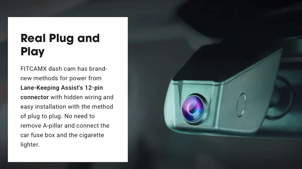 FITCAMX Dash Cam review - OEM Look - The Gadgeteer