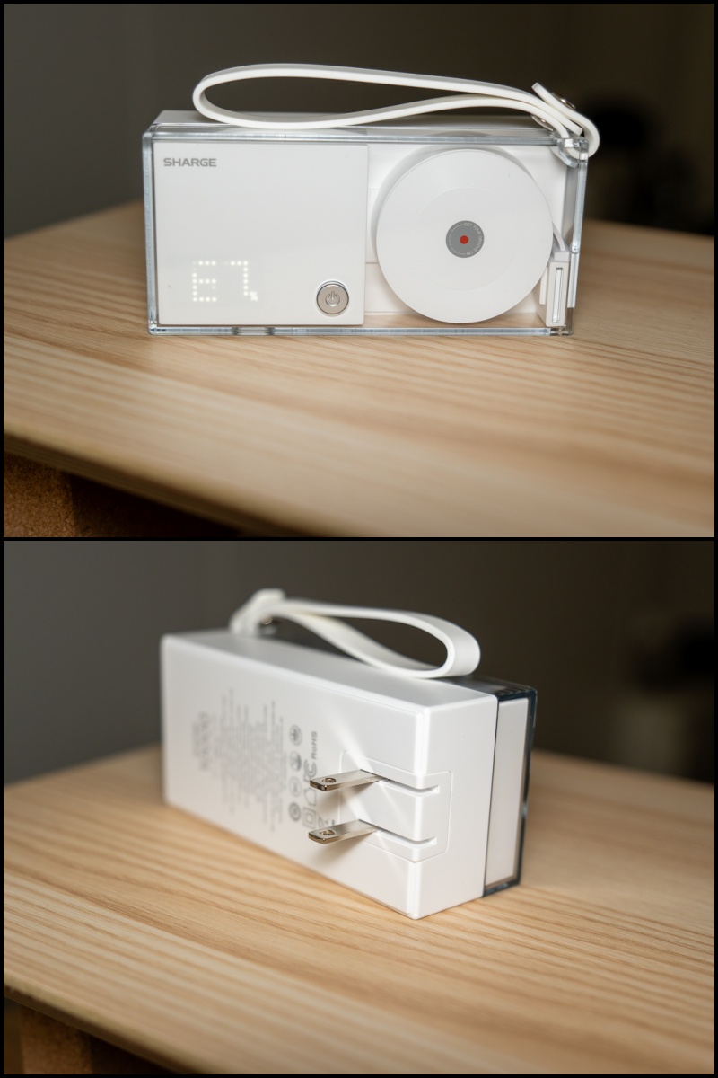 SHARGE Retractable 3-in-1 Power Bank review - Retro style, modern ...
