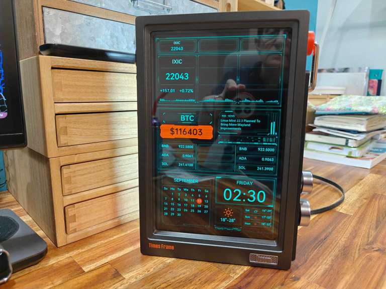 Divoom Times Frame review - Is this the ultimate clock for your desk ...