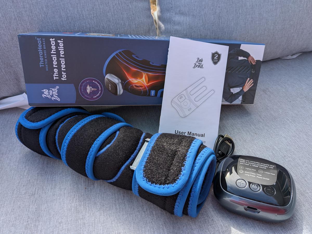 BOB AND BRAD Heated knee brace review - relief with no strings attached ...
