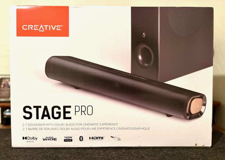 Creative Stage Pro 2.1 Soundbar review - Simple setup, surprisingly ...