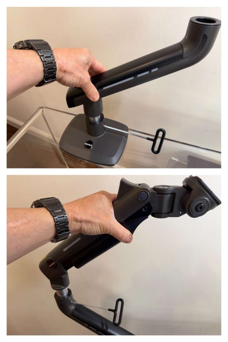 HUANUO TitanLift Heavy Duty Monitor Arm - The monitor arm with a gym ...