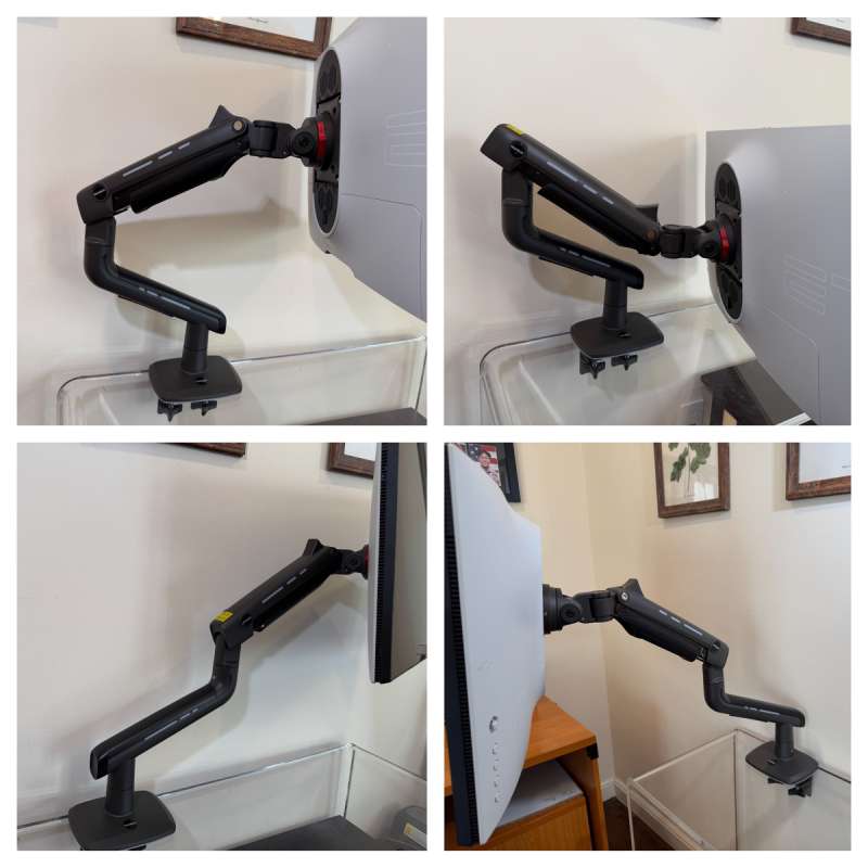 HUANUO TitanLift Heavy Duty Monitor Arm - The monitor arm with a gym ...