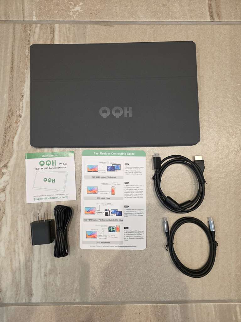 QQH 15.6 inch 4K UHD Portable Monitor (Z12-4) Review - The Gadgeteer