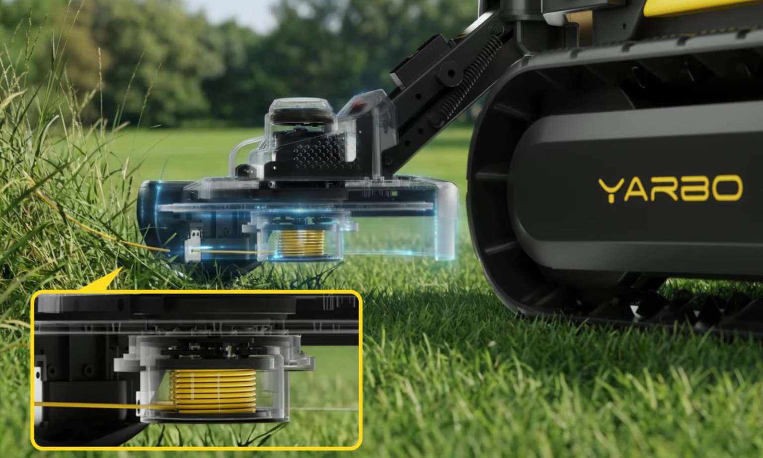 One Yard Robot That Handles Mowing, Snow, Leaves, and Trimming: Yarbo M ...