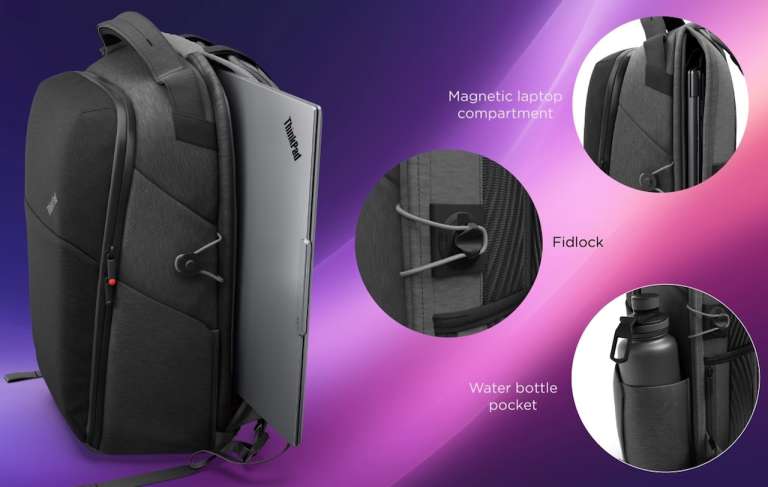 Lenovo's ThinkPad Click-Go Backpack Skips Zippers for a Magnetic ...