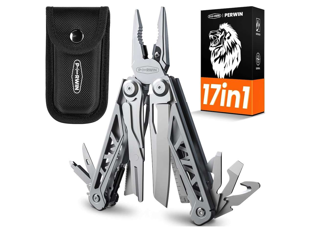 PERWIN 17-in-1 Multitool: $18.99 Amazon's Choice EDC Deal